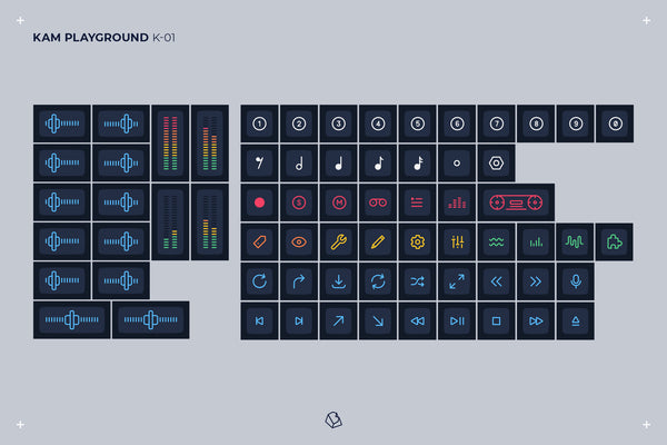 [In Stock] KAM Playground Keycap Set
