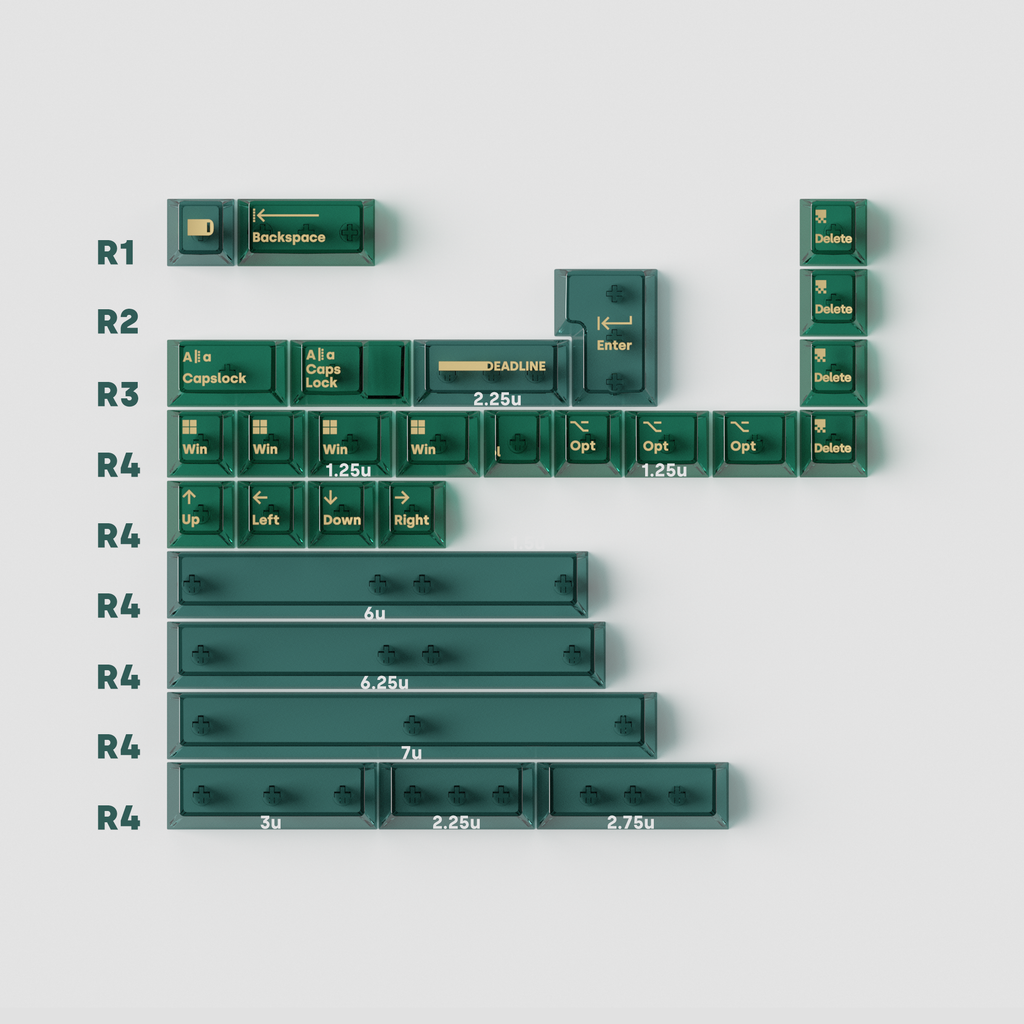 [In Stock] Deadline Studio Air Mallche Keycap Set – iLumkb