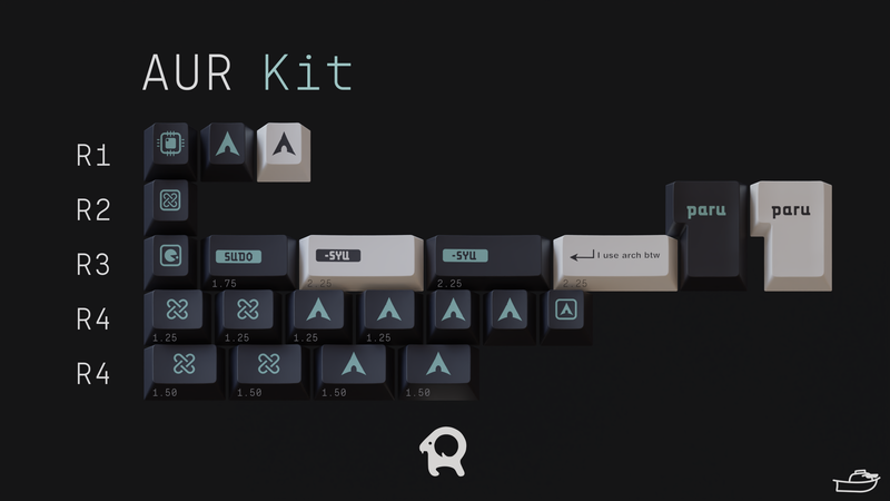 [In Stock] GMK Arch Keycap Set