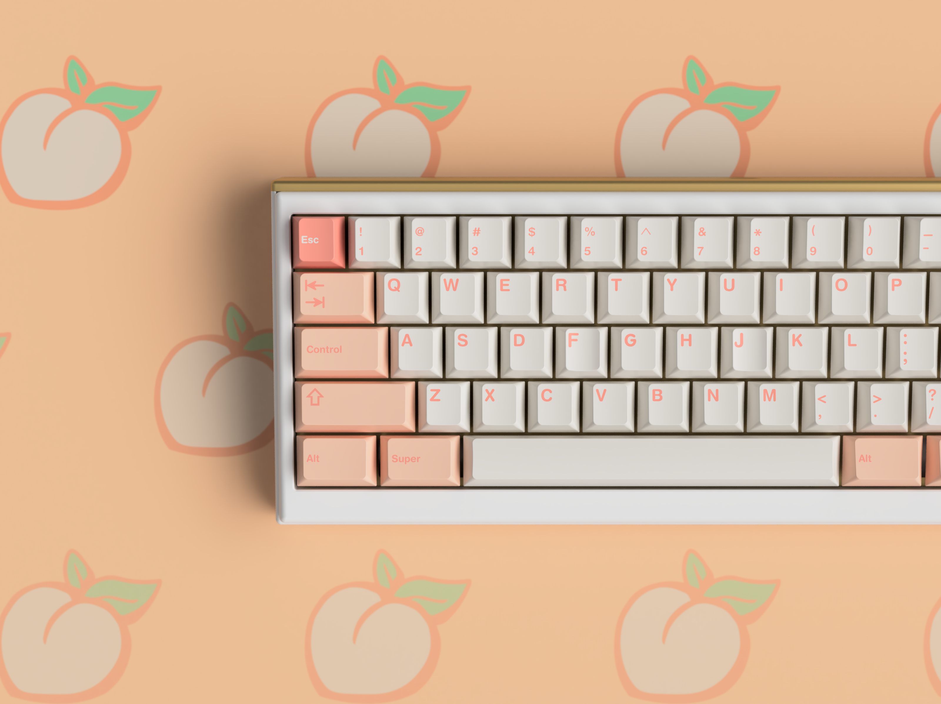 [In Stock] GMK Peach n Cream Lite