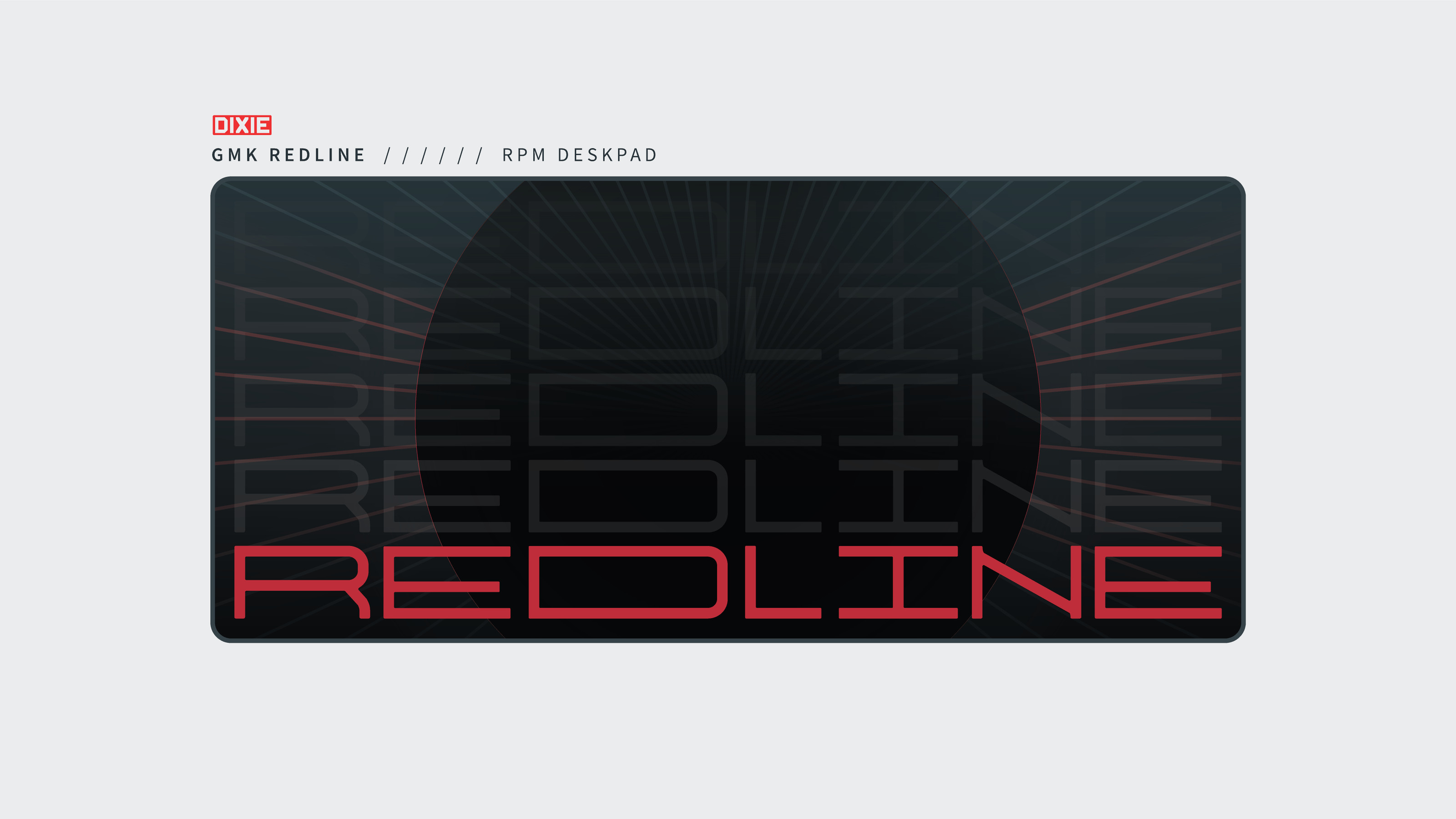[In Stock] Redline Deskpad